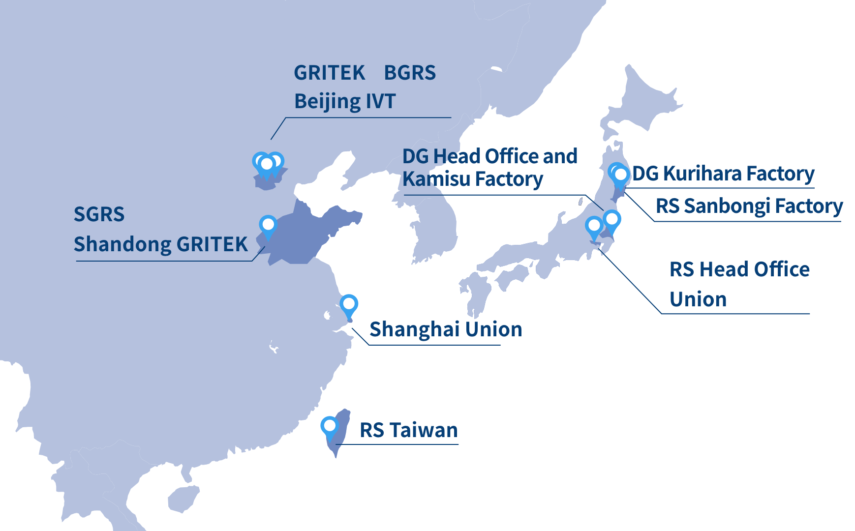 Global Network | About Us | RS Technologies Co., Ltd.